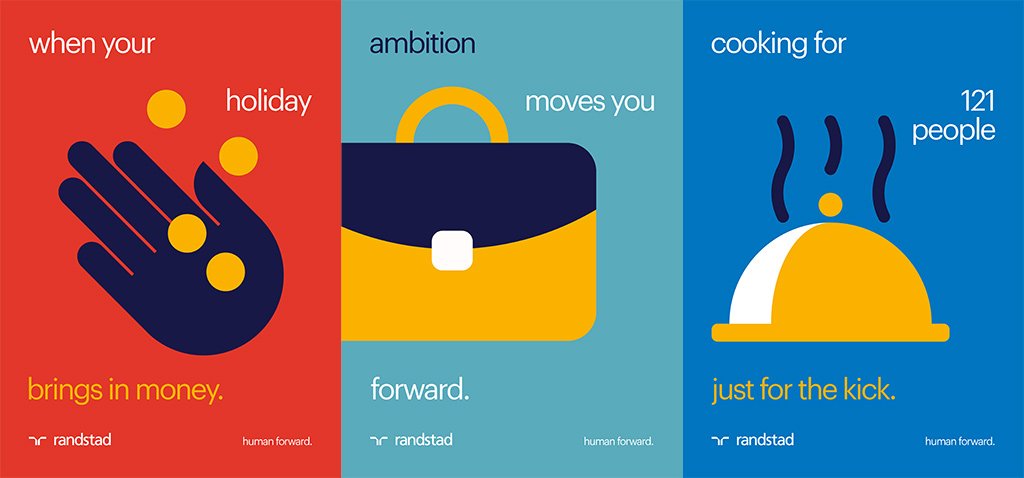 Branddesign Randstad Global | Think Yellow